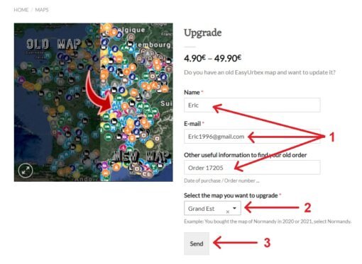Upgrade EasyUrbex Map